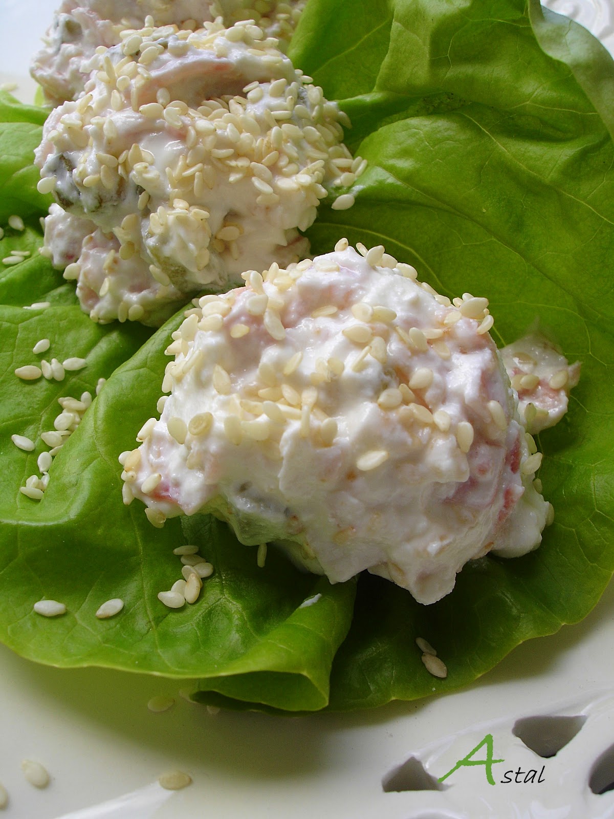 Astal Kuhinja Ravnice: Salata od sira i susama