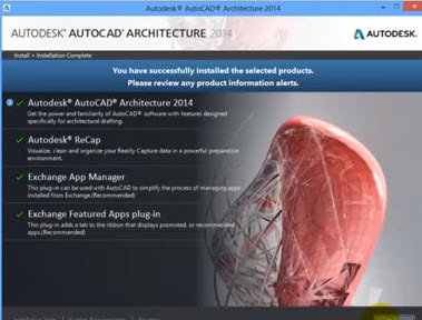 How to install Autodesk Autocad 2014 ARCHITECTURE windows 8 - [32bit ...