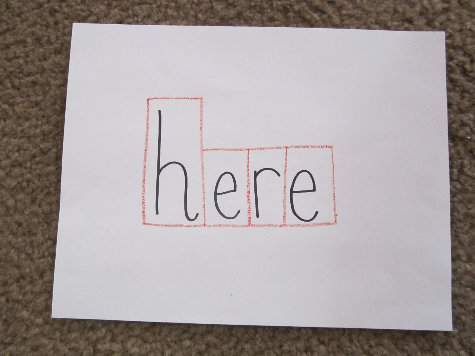 The Popcorn Reader: Sight Word Shapes: Idea #102