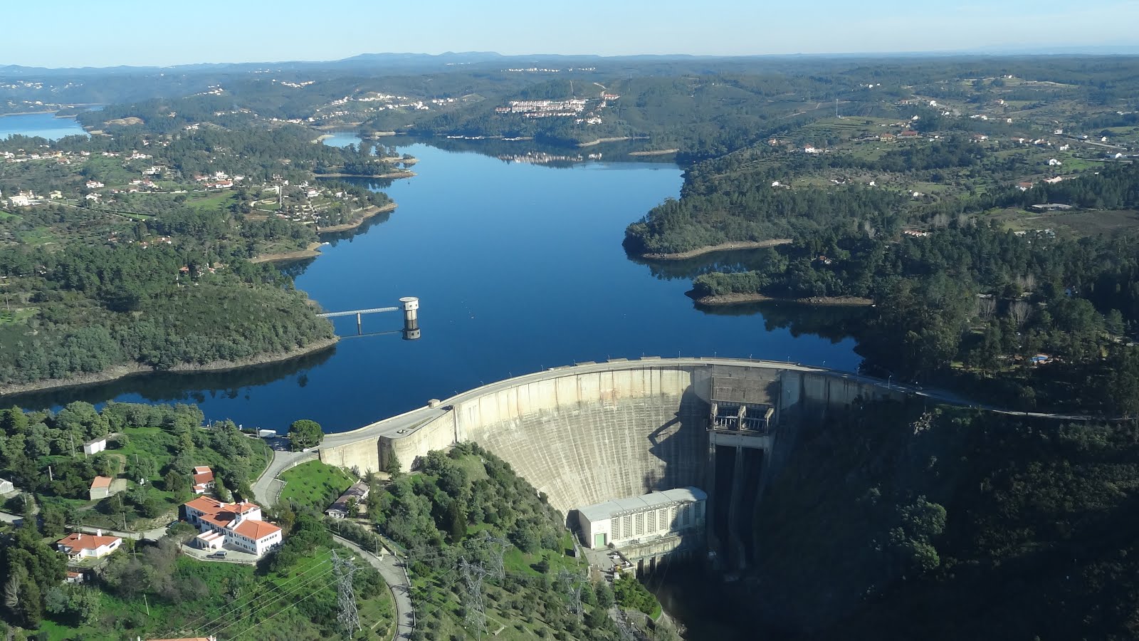 A Terceira Dimensão - Fotografia Aérea: Barragem de Castelo de Bode