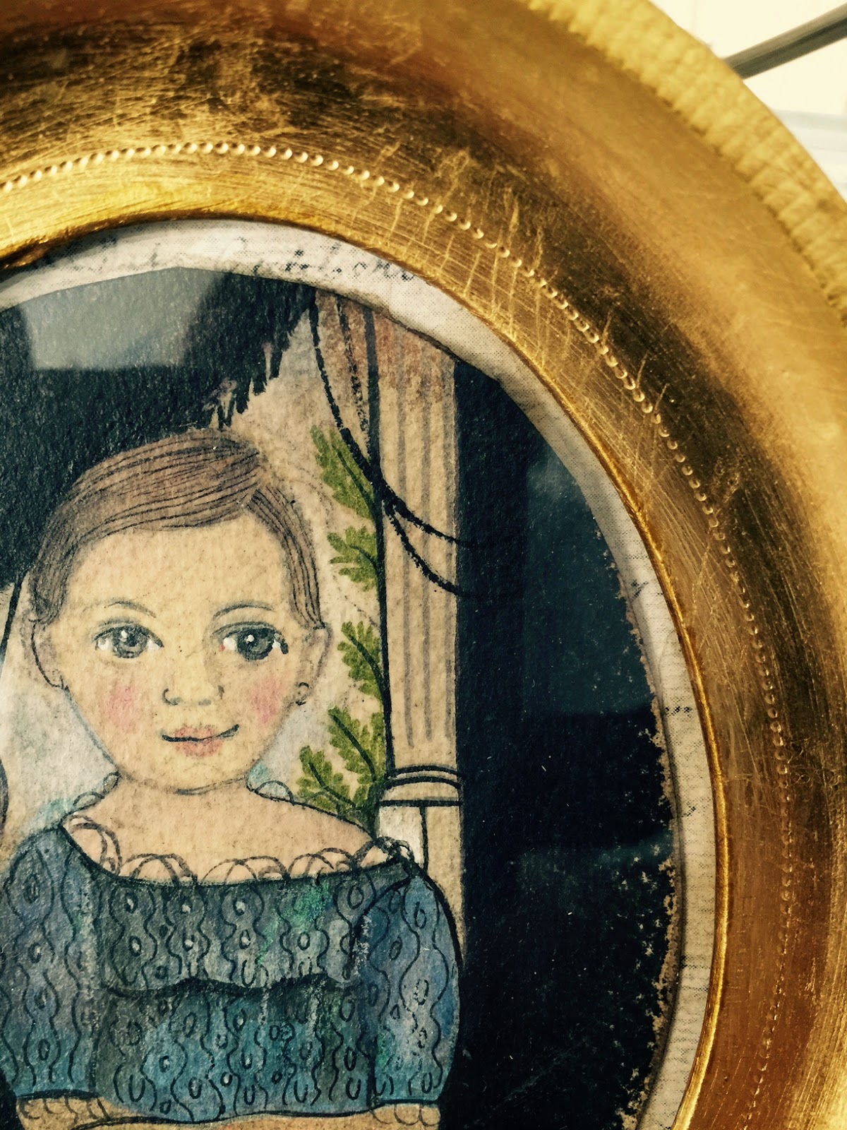 Kolene Spicher: Kolene Spicher Portrait of a Little Girl in Blue from ...