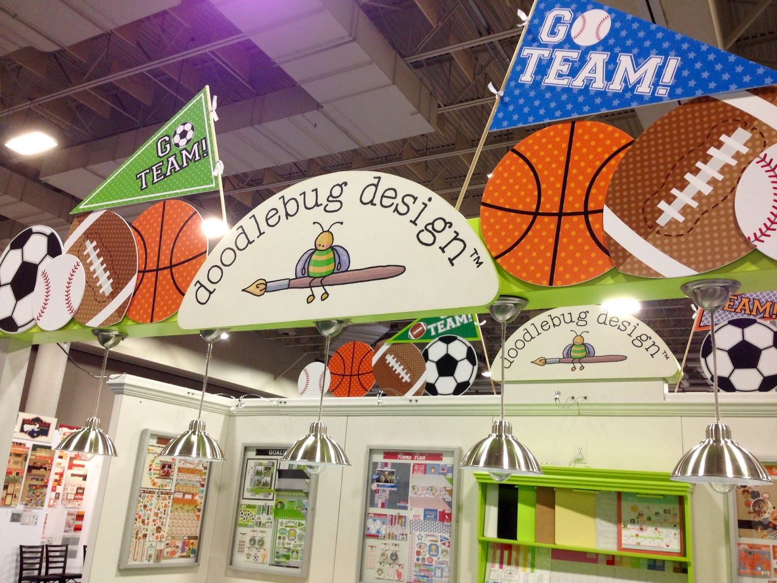 Doodlebug Design Inc Blog: Doodlebug Design Sports Themed Show Booth ...