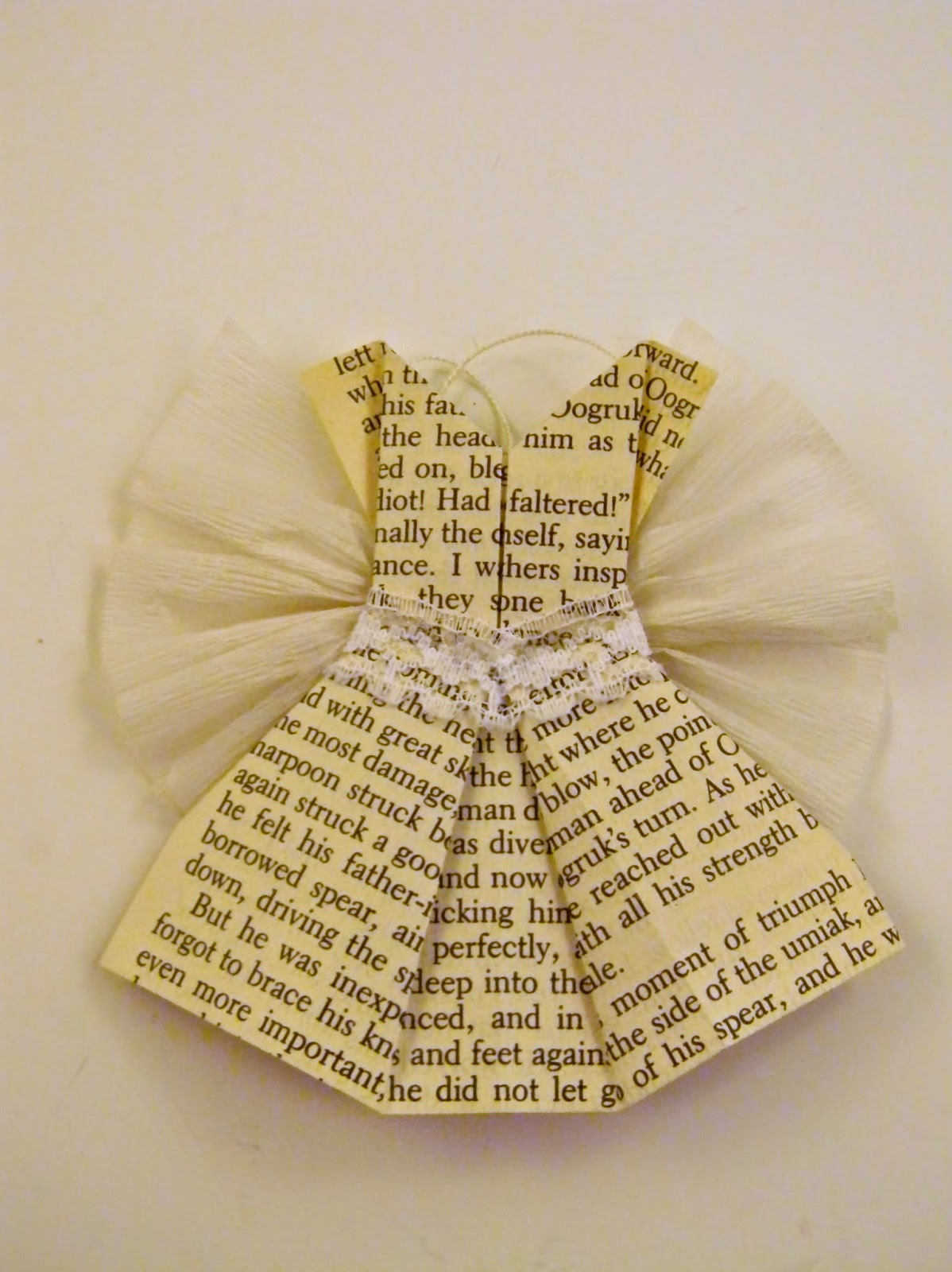 Artistic Endeavors 101: Book Page Dresses