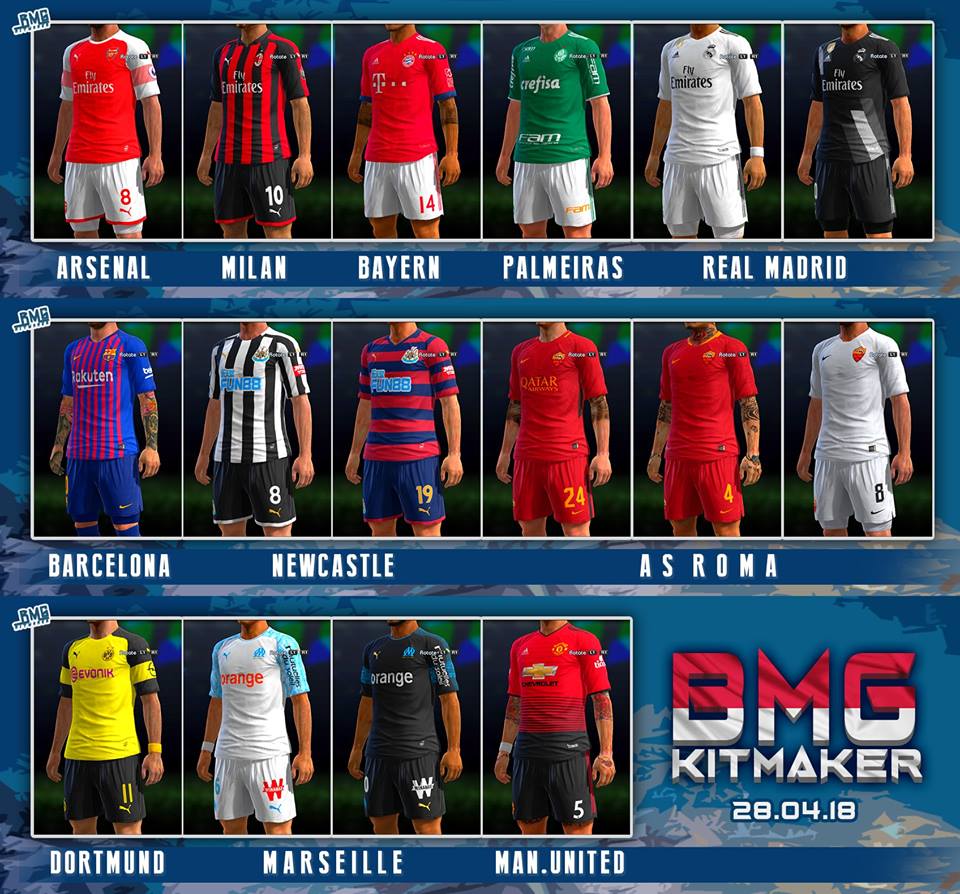 FB : Kits by BMG Kitmaker #Pes2013