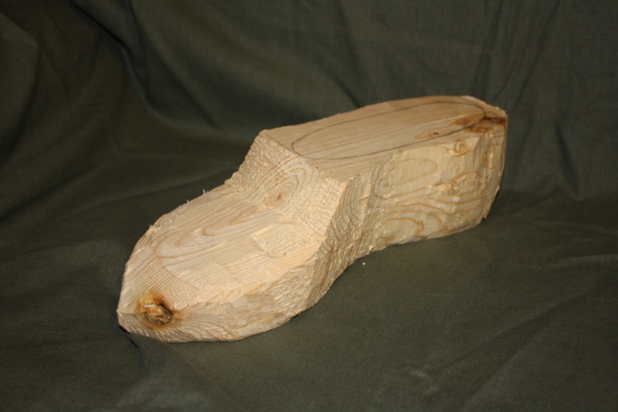 Medieval shoes: Making basic shoe last