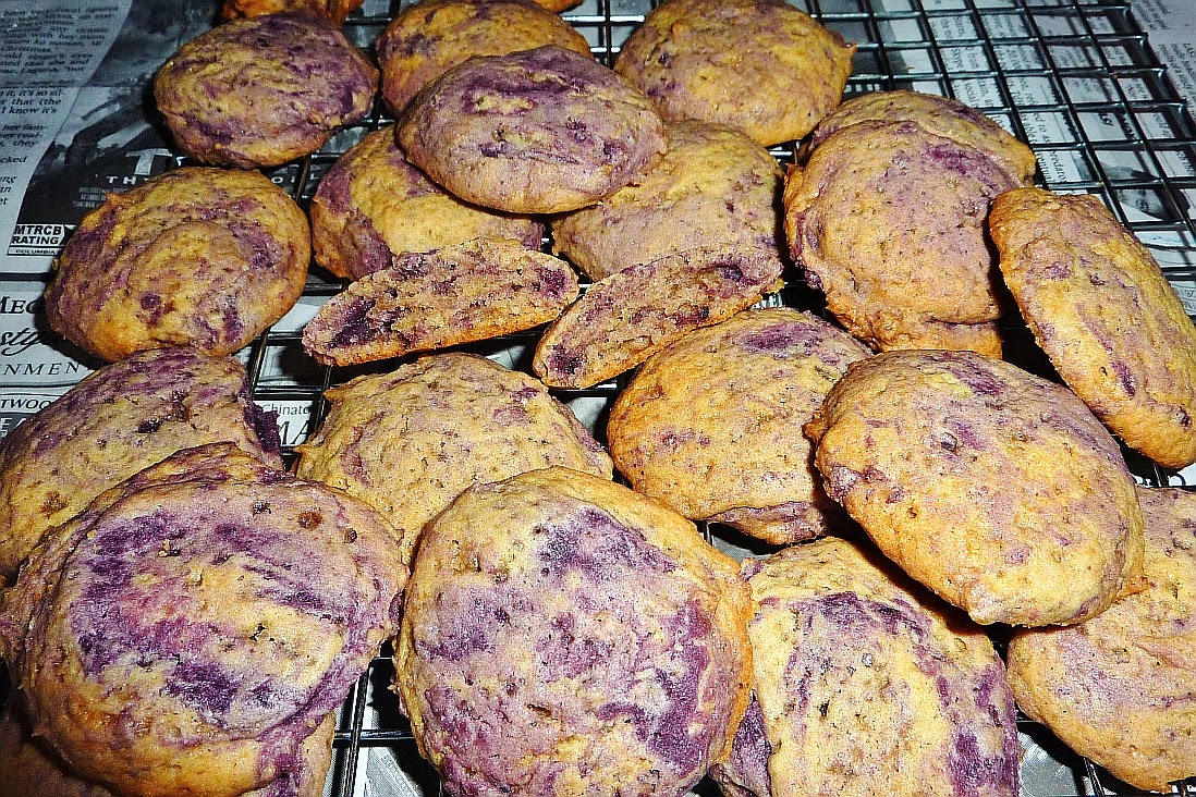 Chopsuey for Everyone: Ube Marbled Cookies