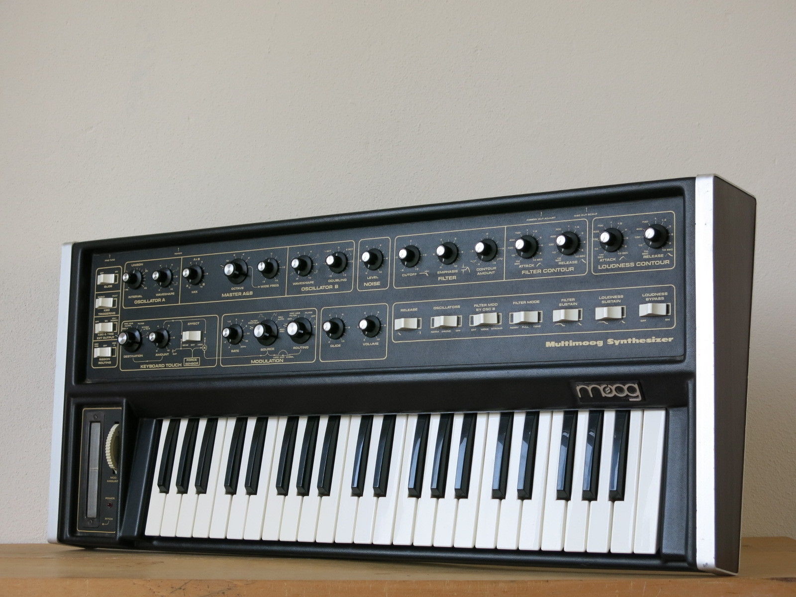 MATRIXSYNTH: Moog Multimoog Vintage Analog Synthesizer SN 1100