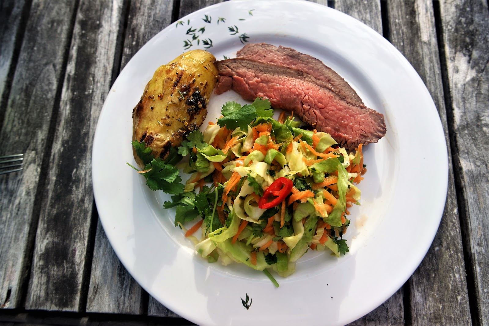 Landebistro: Grillad rubbad tri-tip