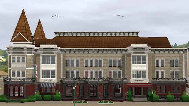 Sims 3 ComfoLife Design Studio: Bloodred Ruby Vampire Lounge: Download