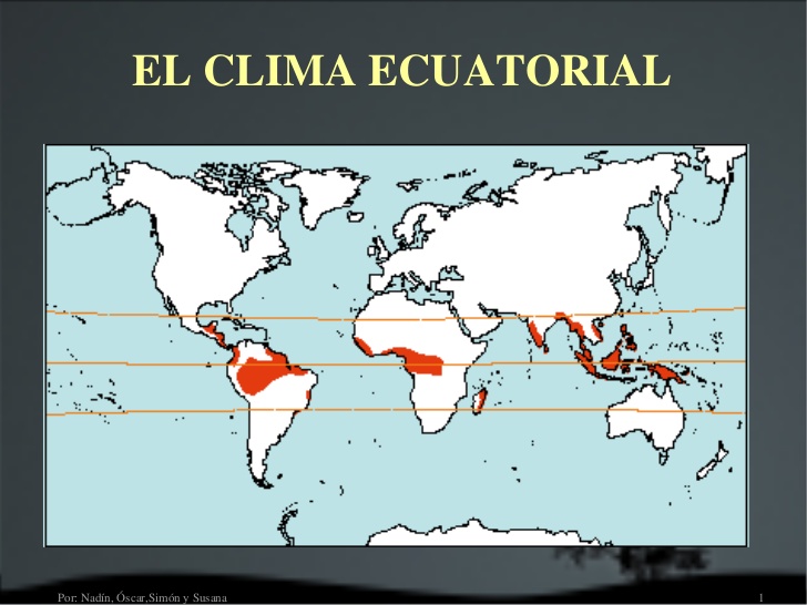 Blog de Vicente: CLIMA Y PAISAJE ECUATORIAL