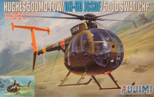 AIRPLANE SCALE MODELKIT: Hughes 500