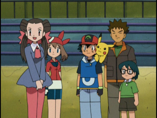 Pantyhose in Animation.: Pokemon girl: Tsutsuji/Roxanne.