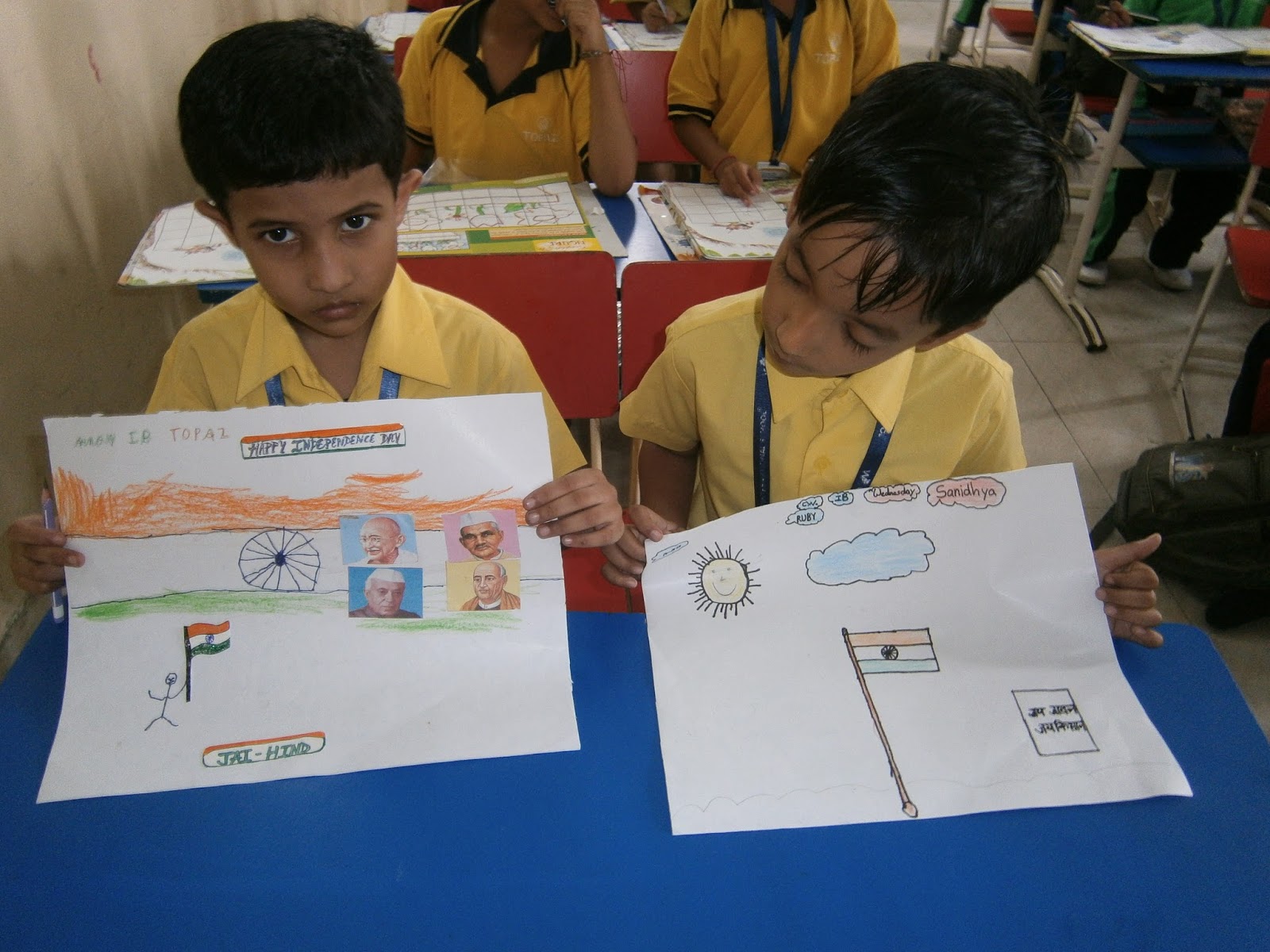 On the top of the World...: Poster Making Competition (Primary) 14.08. ...