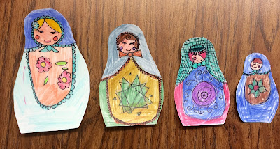 Kathy's Art Project Ideas: Russian Matryoshka Art Lesson