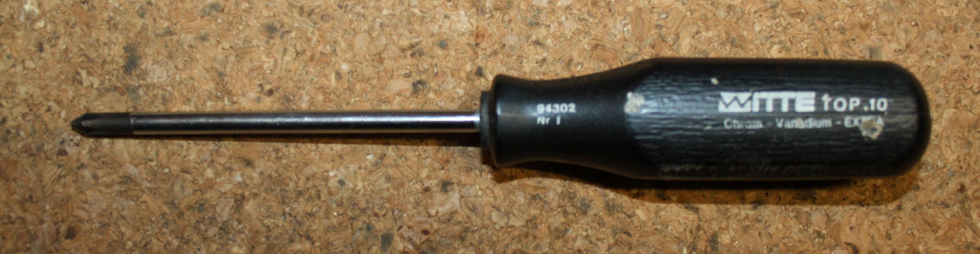 Progress is fine, but it's gone on for too long.: Witte screwdrivers ...