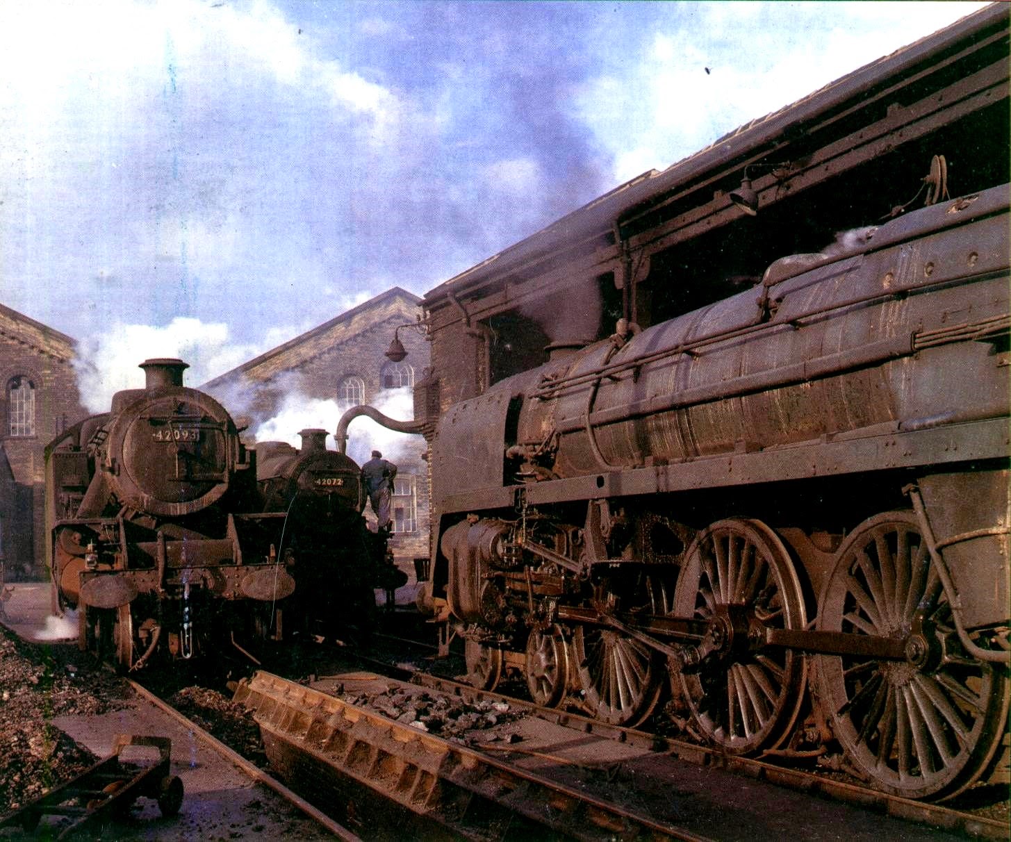 Steam Memories: Fairburn 2-6-4T's at Manningham shed
