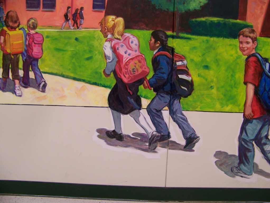 Cameron Bennett's Murals: Green Acres Elementary School Mural ...