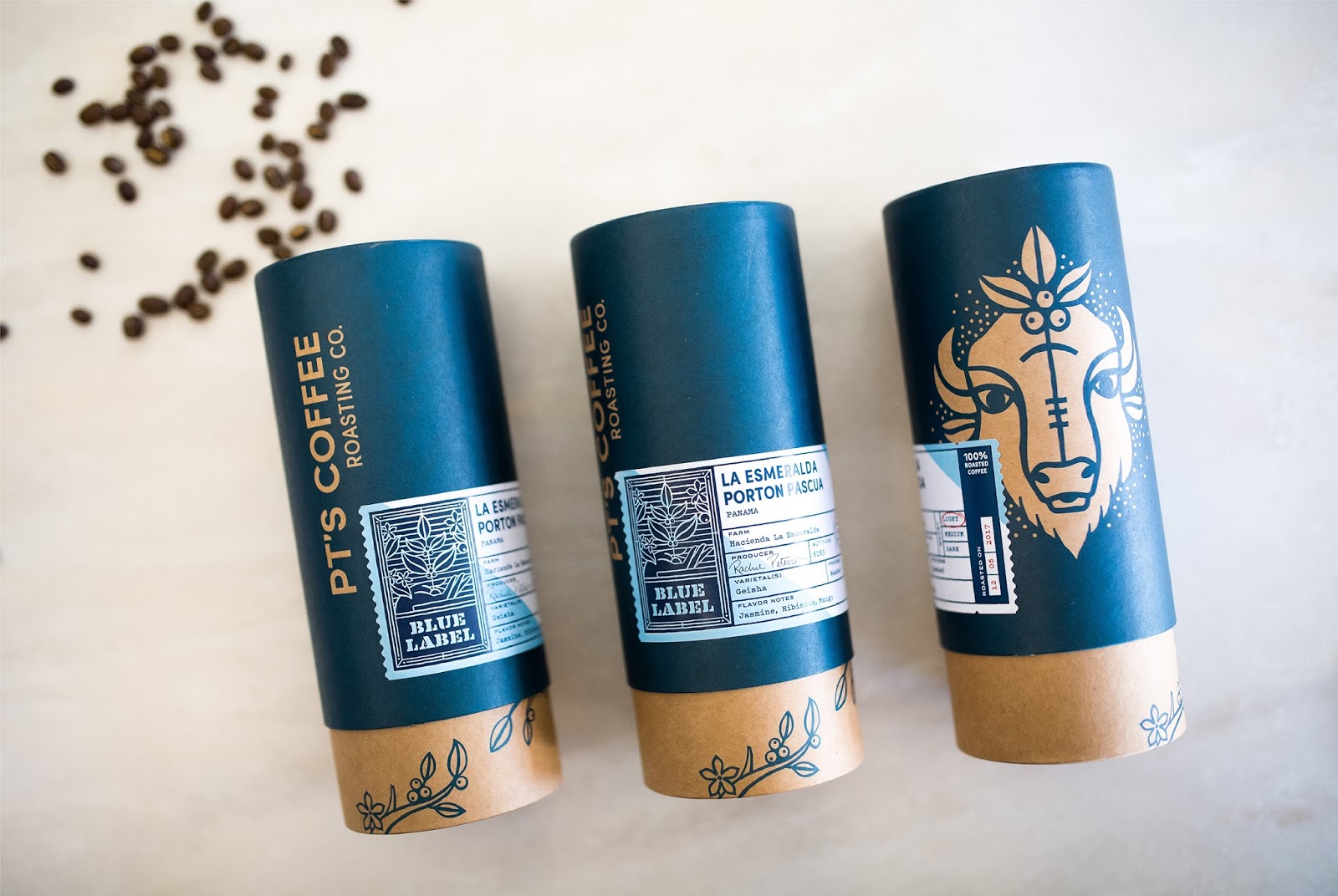 PT's Coffee Roasting Co. Rebrand on Packaging of the World - Creative ...