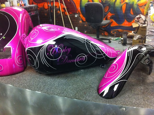 Online Motorcycle Paint Shop: Recent paint jobs by Time Warp