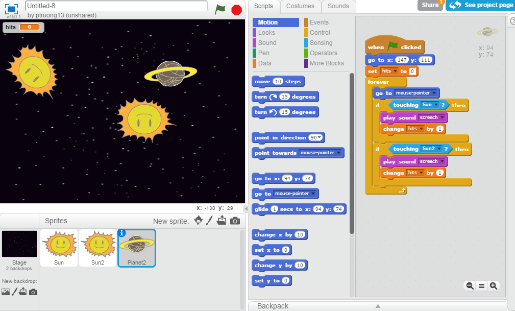 PHUONG ANH: How to make game on Scratch ! 😊