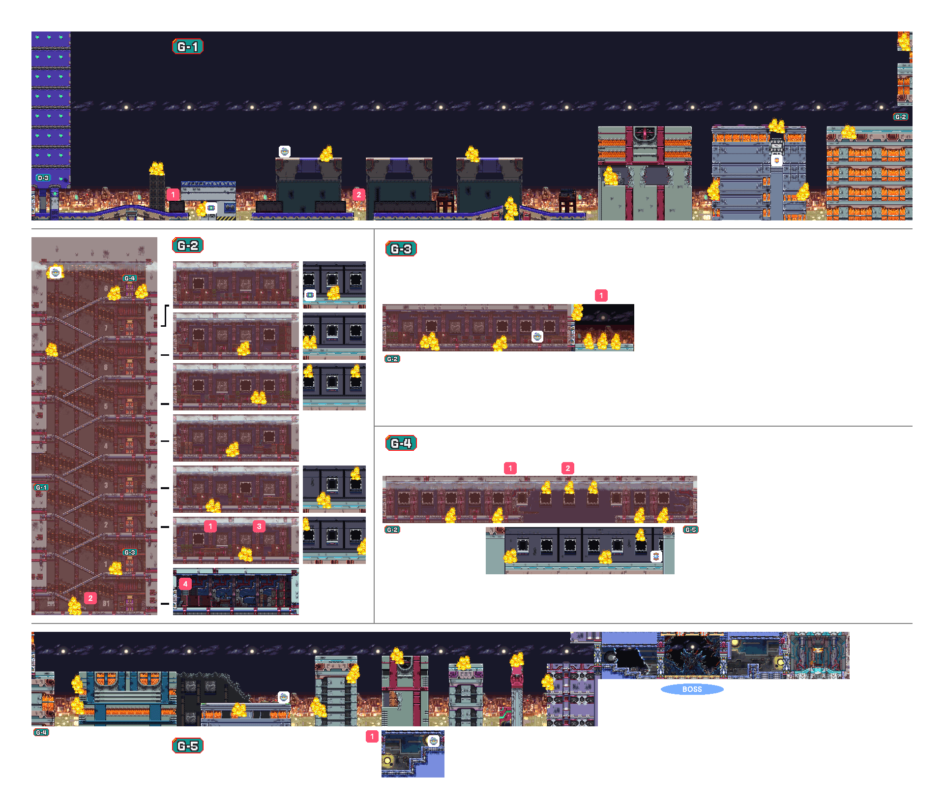 ROCKMAN ZX MAP AREA G - RMMH洛克人回憶之館