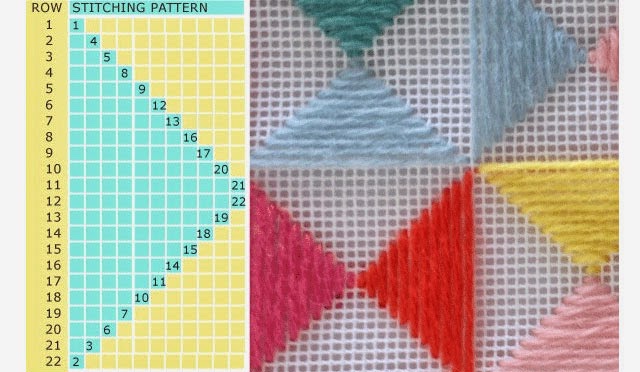 a fresh geometric embroidery tutorial