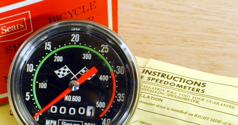 Perth Vintage Cycles: Omata analogue GPS speedometer