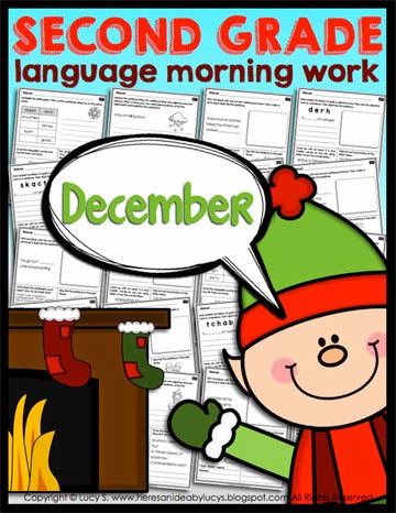 Here's an idea: Language Morning Work for 2nd grade: the sets, the ...