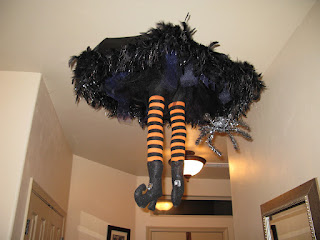 The Funky Letter Boutique: Halloween witch falling from the ceiling ...