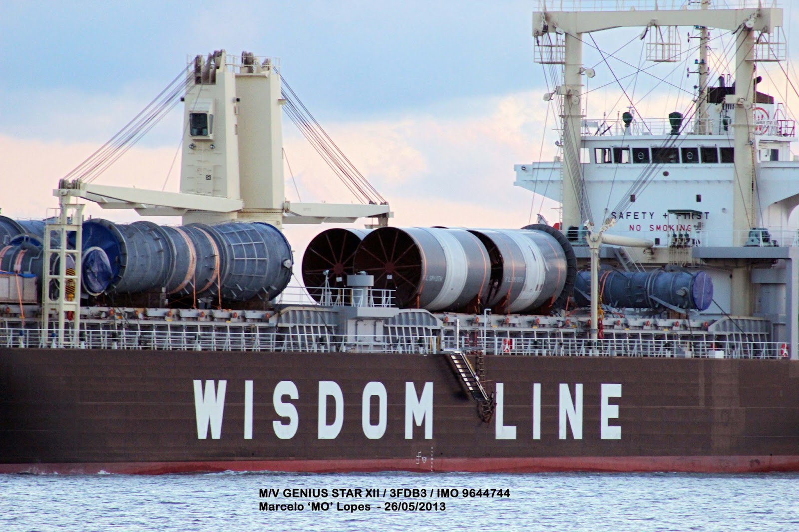 Santos Shiplovers: M/V Genius Star XII / 3FDB3 - Viagem inaugural em Santos