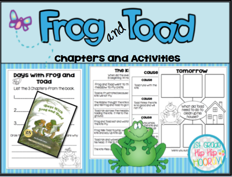1st Grade Hip Hip Hooray!: Frog and Toad...Author Arnold Lobel
