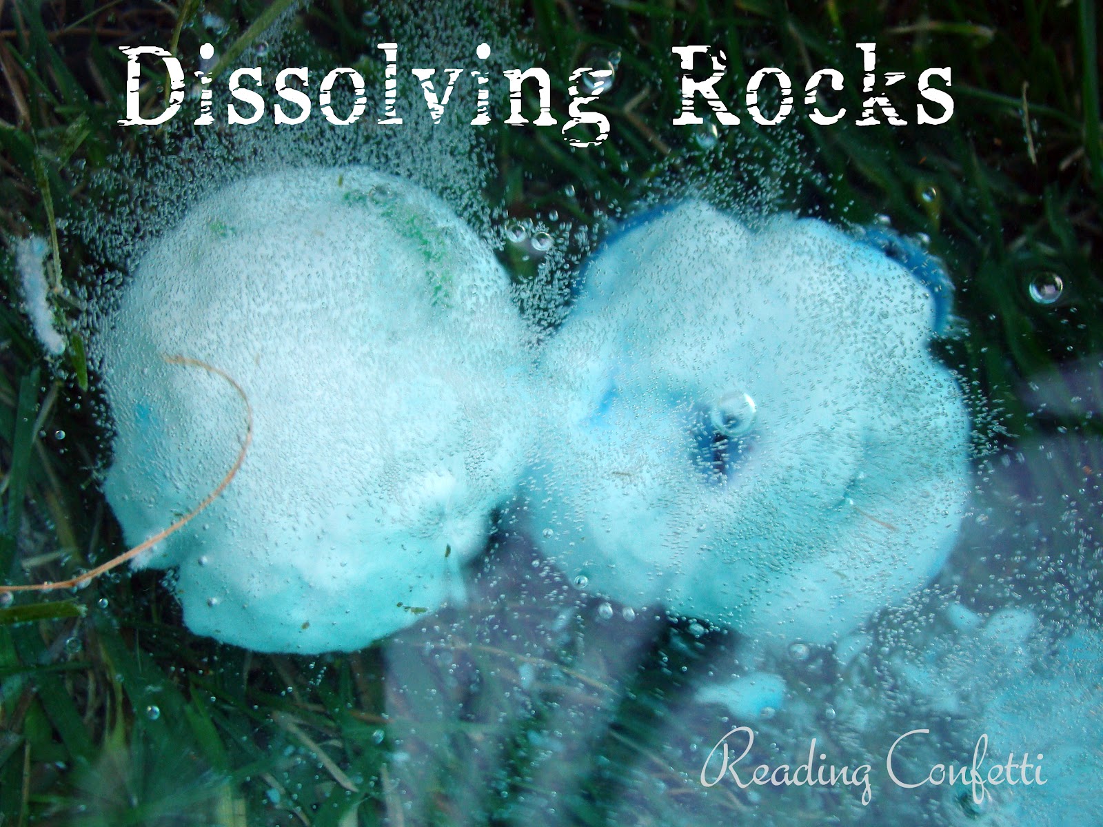 Dissolving Rocks ~ Reading Confetti