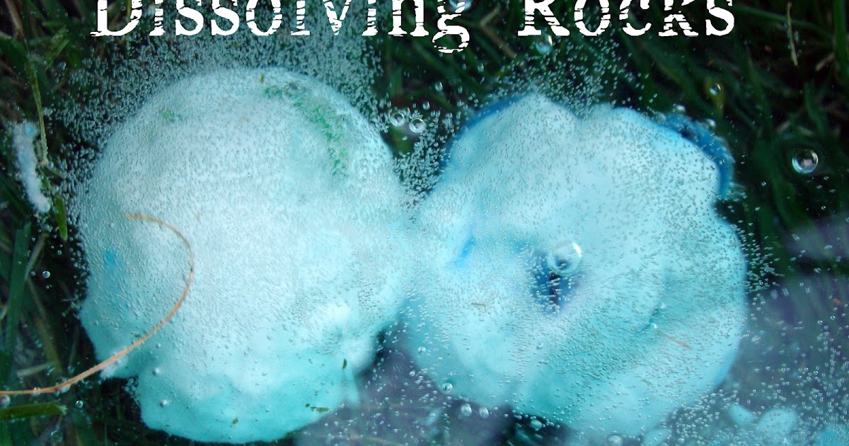 Dissolving Rocks ~ Reading Confetti