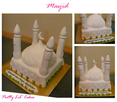 Pretty Lil' Cakes - cakes: Kek Masjid