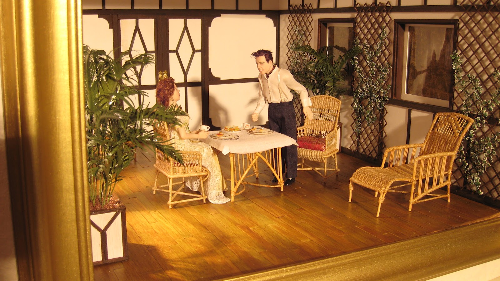 De Titanic in miniatuur.: Het Titanic Private promenade deck