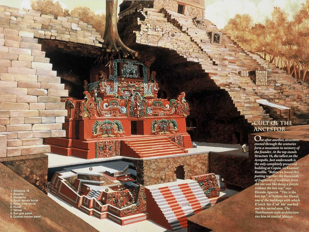 The Aztec Sun Stone. Housed at the National Anthropology Museum in ...