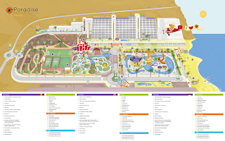 Yes Land: Paradise Resorts Mapa
