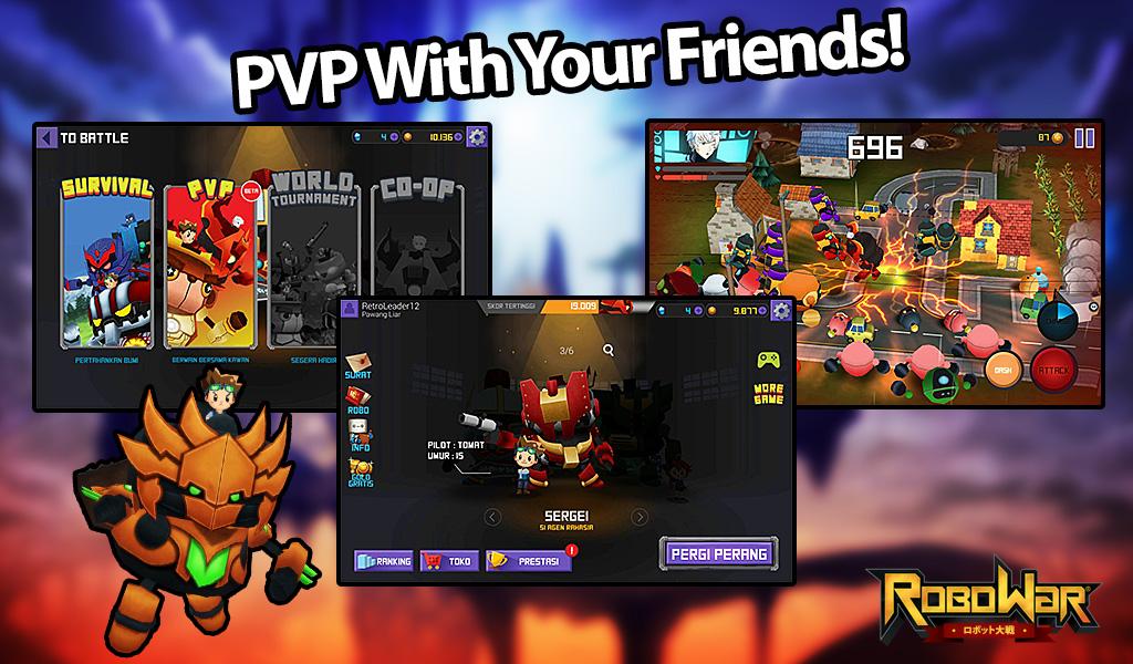 ROBOWAR - Robot VS Alien v1.0 Mod ~ GAME ANDROID