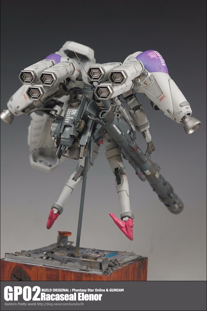 GUNDAM GUY: Gundam GP02 Physalis [Racaseal Elenor] - Custom Build
