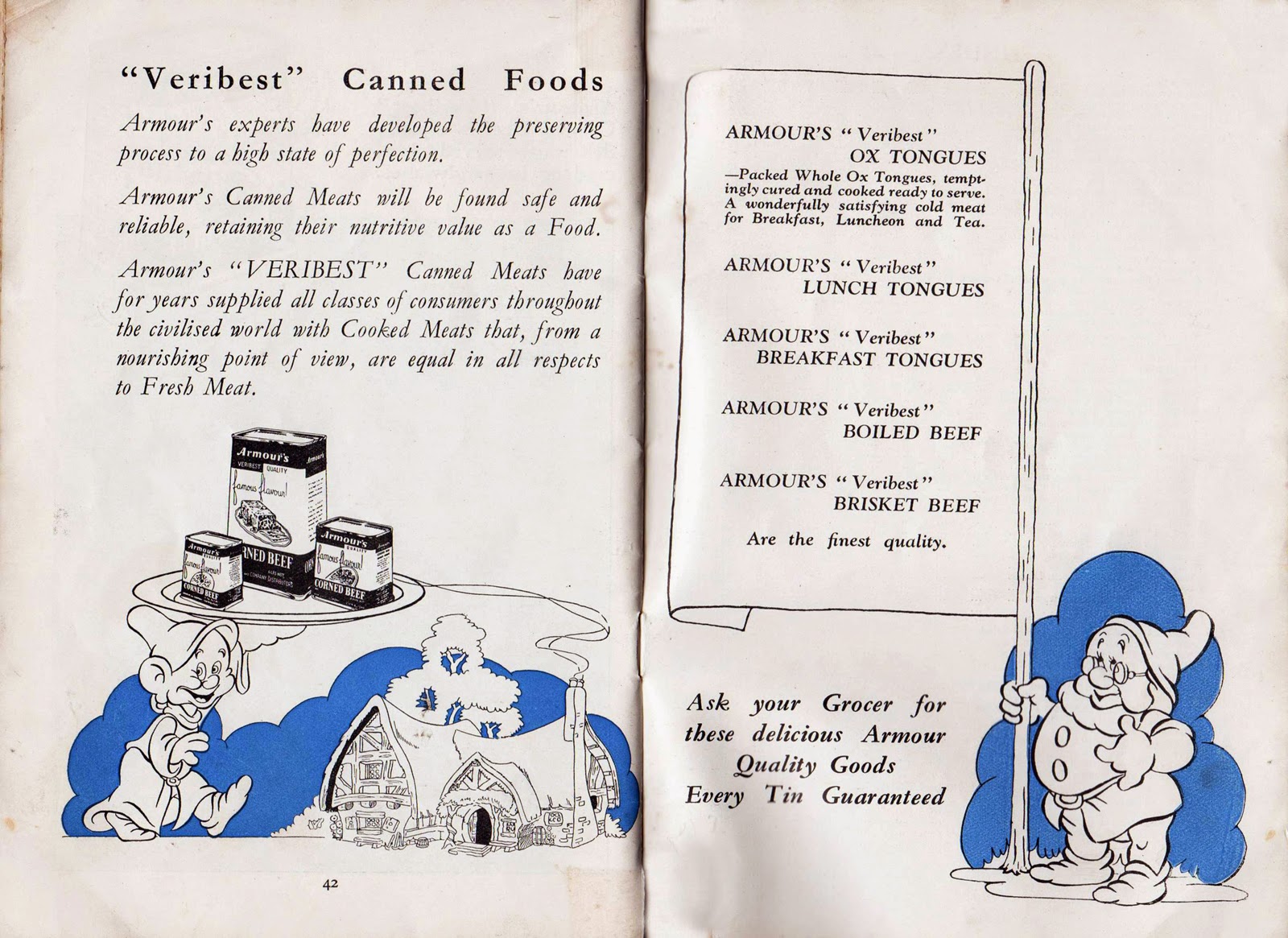 Filmic Light - Snow White Archive: 1938 Armour & Co. "Snow White ...