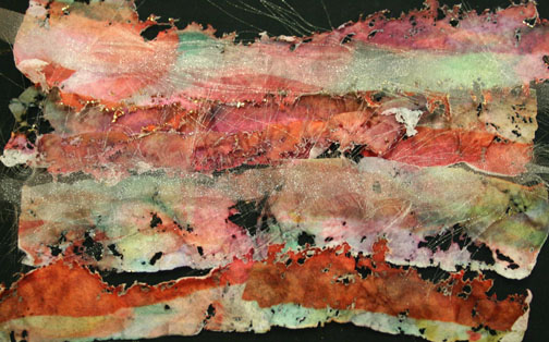 West Dean - Layered Textiles - Hot techniques for jewelled surfaces part 3