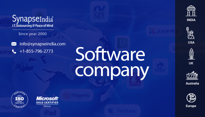 Software Development Company: Software company, SynapseIndia – Hire now