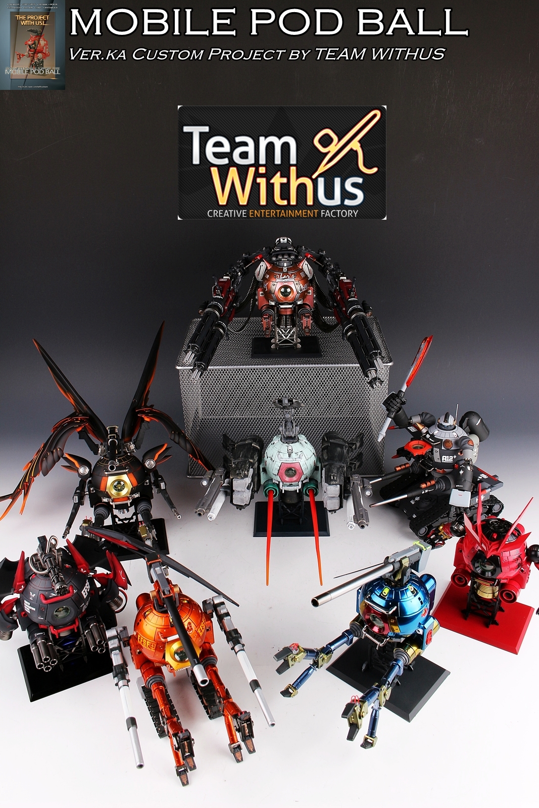 GUNDAM GUY: MG 1/100 Mobile Pod Ball Project - Char Aznable's Ball ...