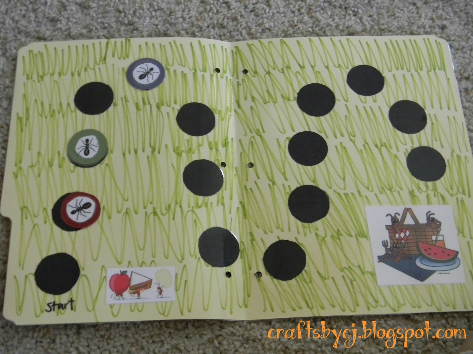 Crafts by CJ: Swap Week- File Folder Games