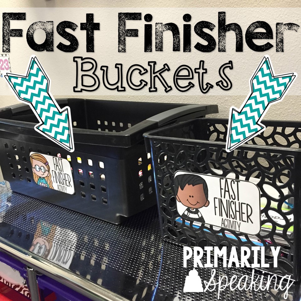 Teacher, I'm Done! {Keeping Fast Finishers Engaged} | Primarily Speaking