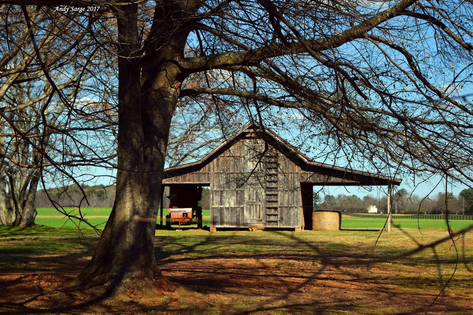 Forgotten Georgia: Old Barn on a Pre-Spring Sunday in Morgan County