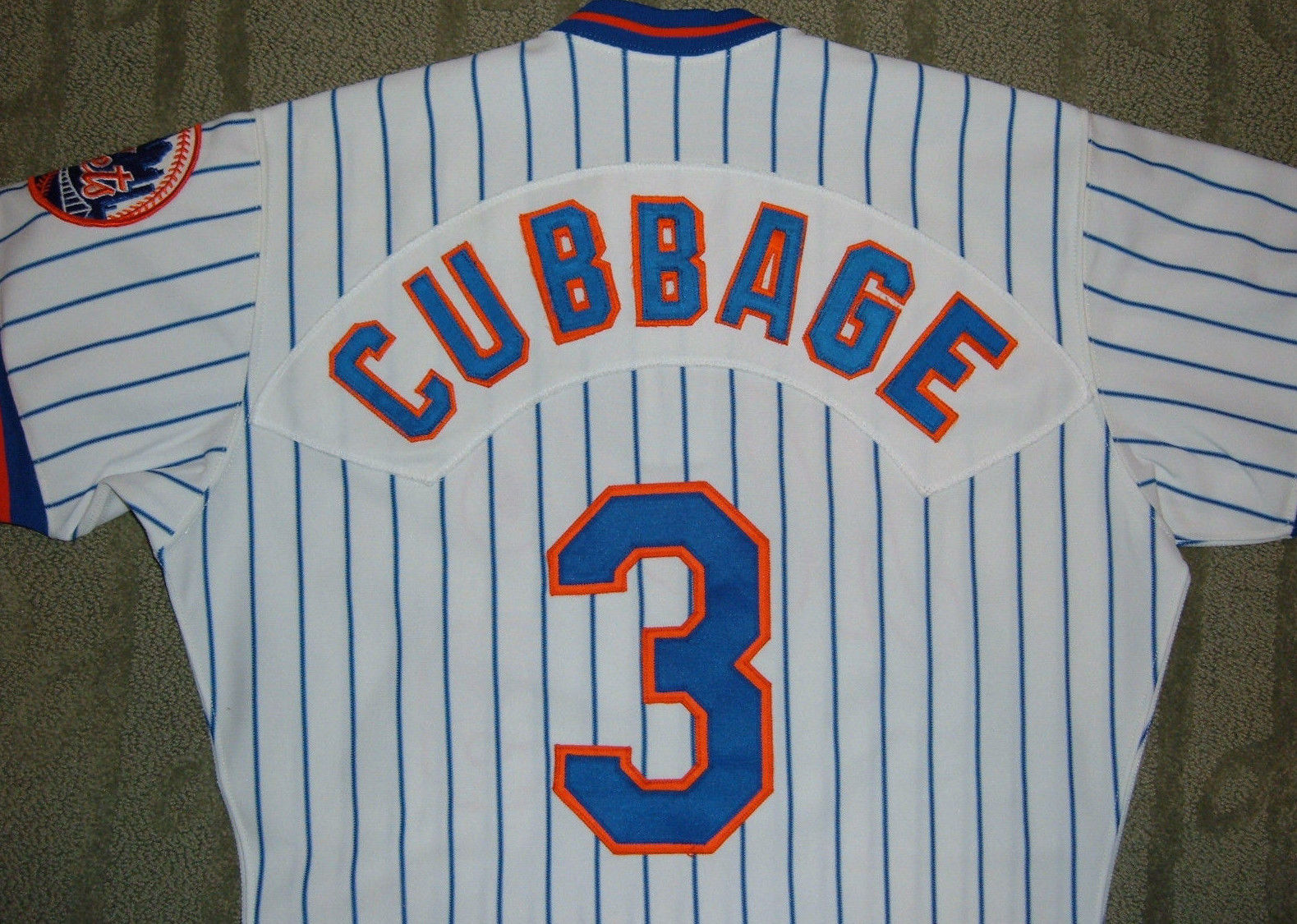 TheMediagoon.com: Game Used 1981 Mike Cubbage Mets Jersey