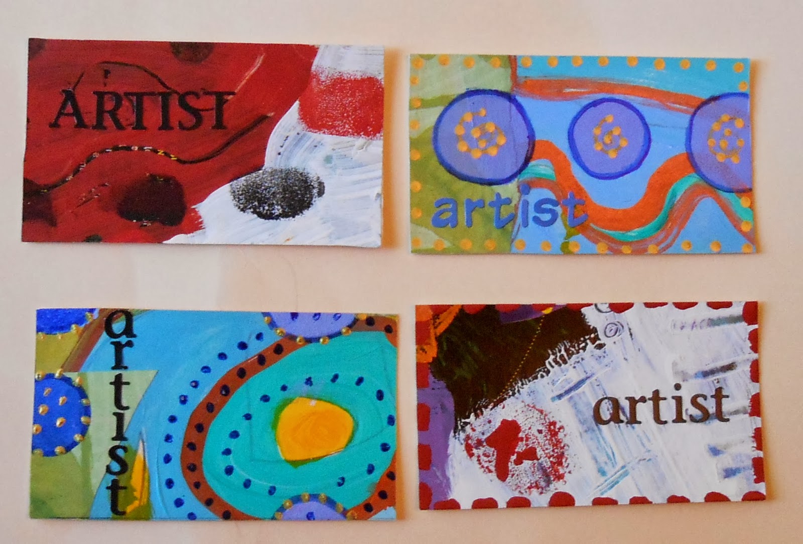 Puma Woman's Vision: Artsy Business Cards