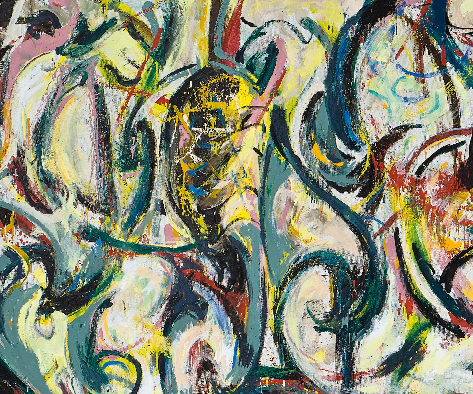The Arts by Karena: Jackson Pollock's Mural: Energy Made Visible