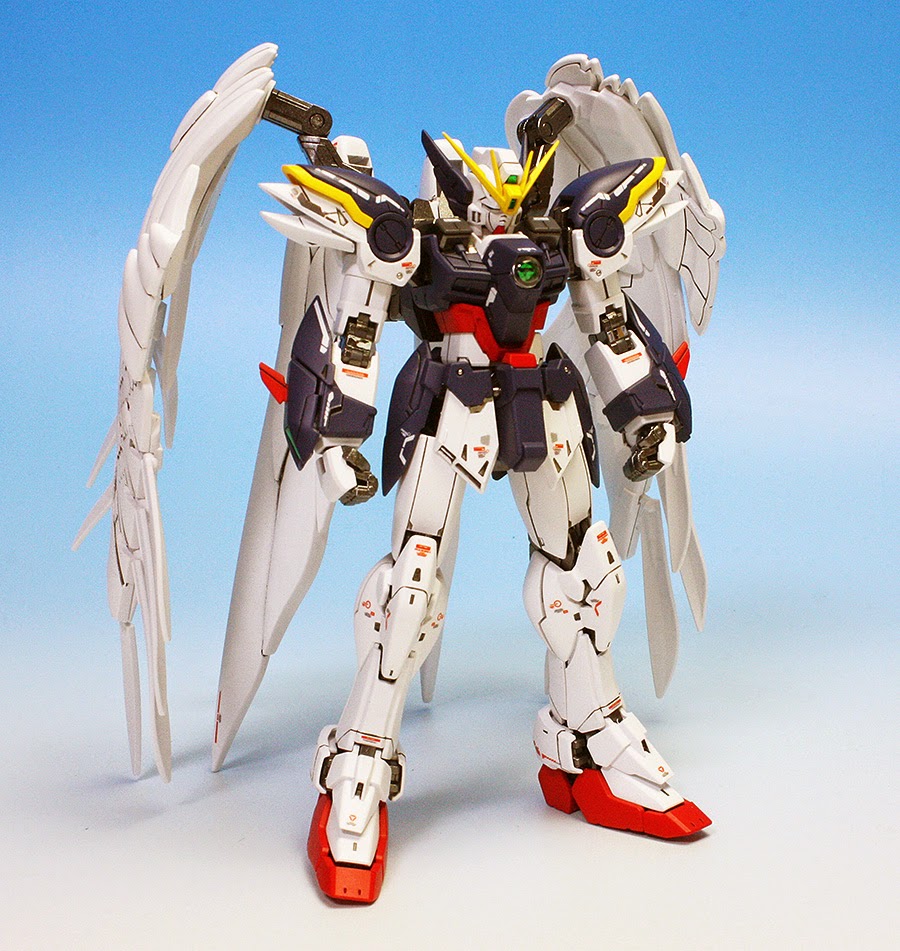 GUNDAM GUY: RG 1/144 Wing Gundam Zero Custom EW - Painted Build